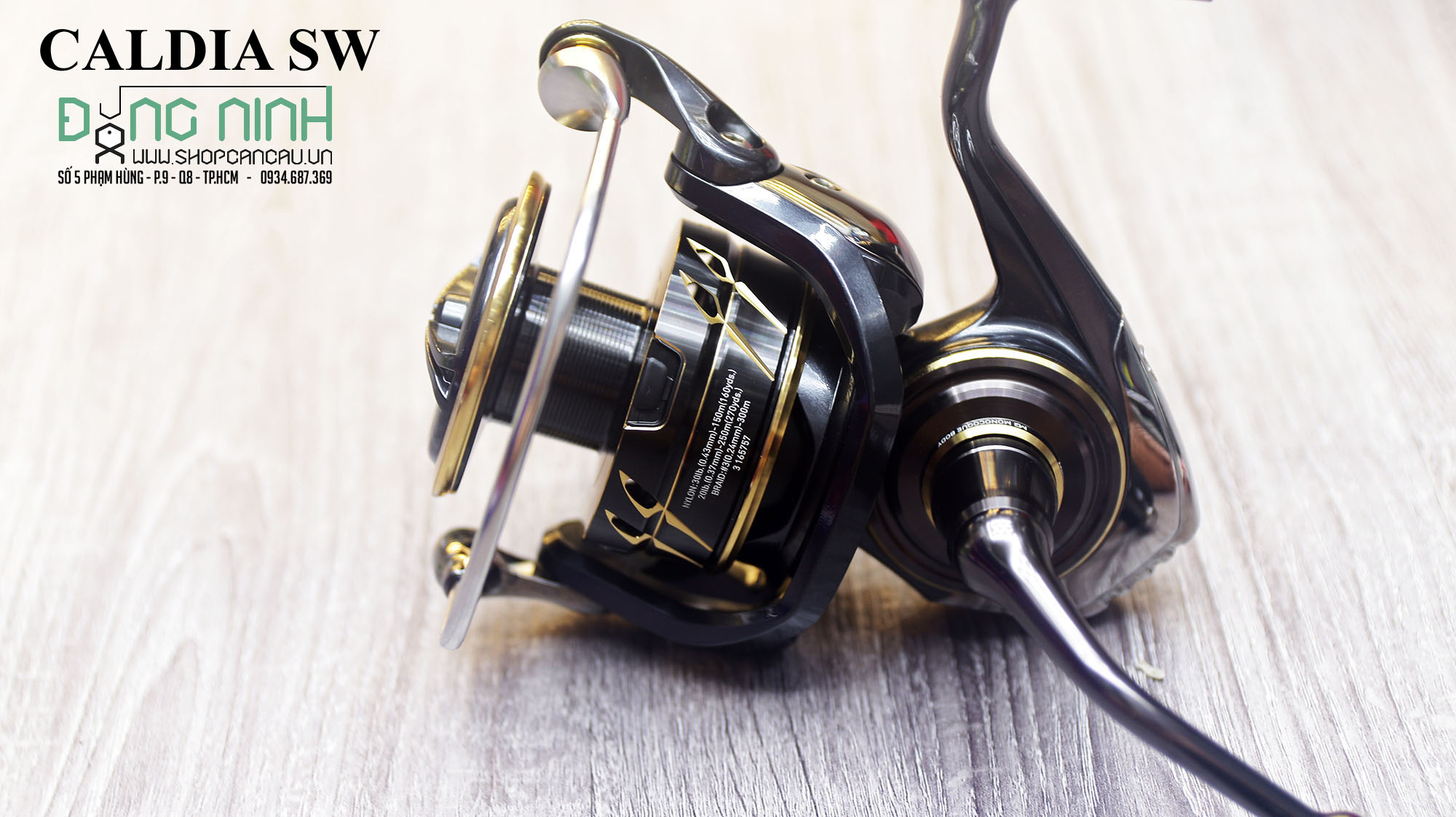 Máy câu Daiwa Caldia SW - siêu khỏe